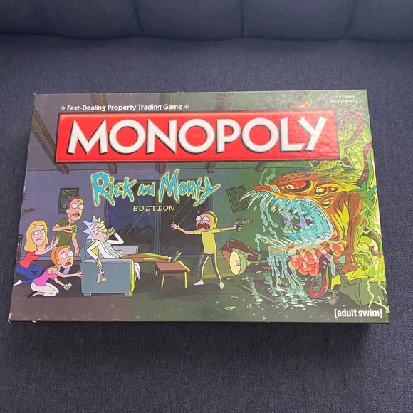 Games | Rick And Morty Monopoly Board Game | Poshmark